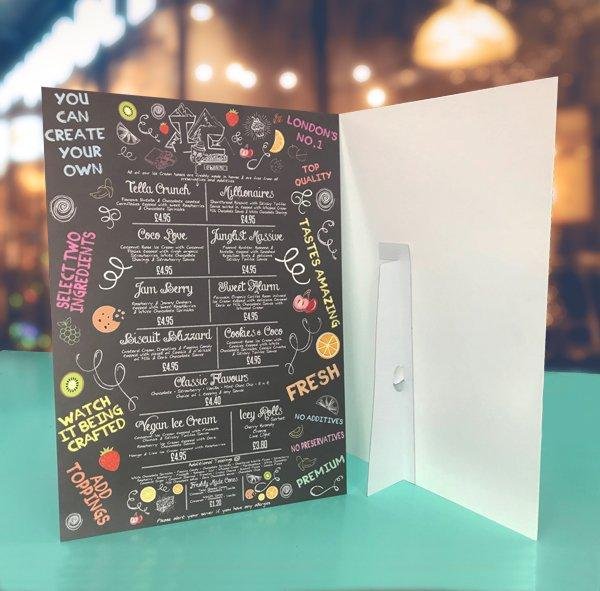 Strut Card Printing | A4 Strut Card | A5 Strut Card